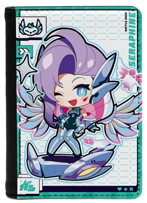 Обложка на паспорт League of Legends / Battle Dove Seraphine Chibi ...